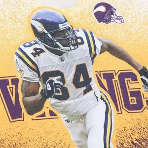 Mitchell & Ness Randy Moss Minnesota Vikings Burst Retired Player T-shirt