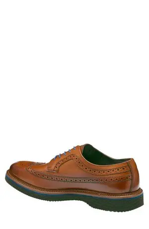 Johnston & Murphy Collection Jenson Wingtip Derby - Tan European Calfskin
