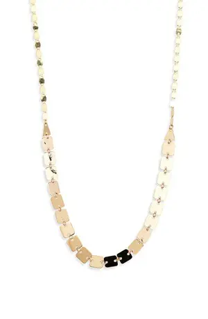 Lana Jewelry Square & Petite 14k Gold Links Chain Necklace