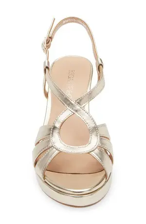 Regarde Le Ciel Martina Platform Sandals - Platino