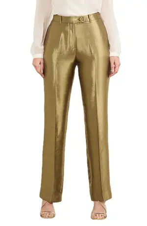 MARCIANO Milla Metallic Straight Leg Pants