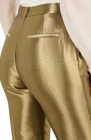 MARCIANO Milla Metallic Straight Leg Pants