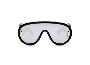 Loewe Wave Mask Sunglasses - Black (g000487x01 1100)