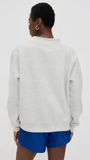 PARKE Nyc Fleece Mockneck Sweatshirt