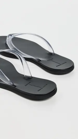 BLACK SUEDE STUDIO Jelly Sandals - Clear Pvc