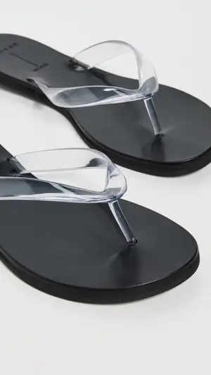BLACK SUEDE STUDIO Jelly Sandals - Clear Pvc