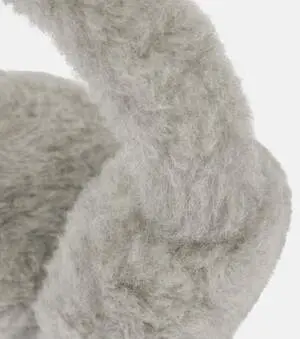 Max Mara Muffy Teddy Earmuffs - Grey