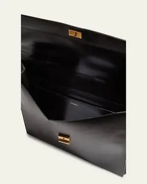 Saint Laurent Smooth Leather Briefcase