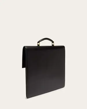 Saint Laurent Smooth Leather Briefcase