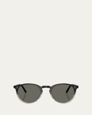 Oliver Spencer Round Acetate Sunglasses