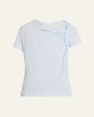 A.L.C. Liz Short-sleeve Top - Acqua