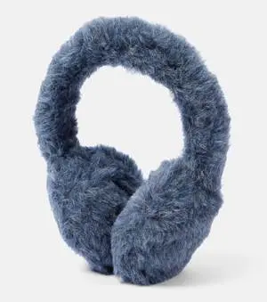 Max Mara Muffy Teddy Earmuffs - Blue