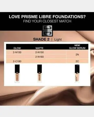 Givenchy Prisme Libre Glow Serum Blurring & Hydrating Foundation 2n