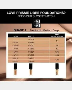 Givenchy Prisme Libre Glow Serum Blurring & Hydrating Foundation 45w