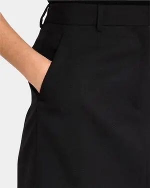 ARGENT A-line Mini Skirt - Black