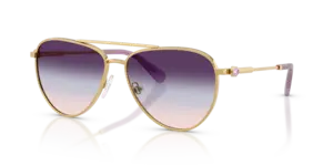 SWAROVSKI Sk7031 Sunglasses - Gold