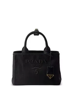 Prada Small Jardinière Tote Bag - Black