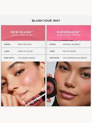 SAIE Supersuede Baked Powder Blush - Mia