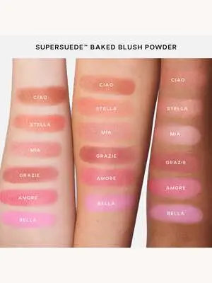 SAIE Supersuede Baked Powder Blush - Stella