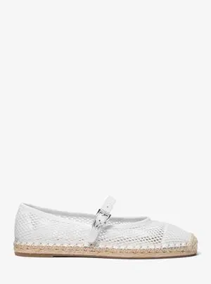 Michael Kors Lynn Mesh Ballet Espadrille - White