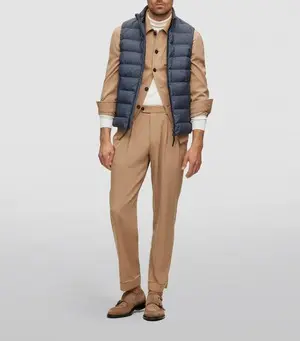 BOSS Melange Padded Gilet