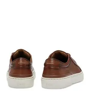 BOSS Leather Lace-up Low-top Sneakers