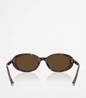 Tiffany & Co. Acetate Oval Tf4242d Sunglasses - Brown