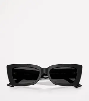 JIMMY CHOO Cat Eye Logo Sunglasses