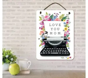 COURTSIDE MARKET I Love You, Mom 12x16 Artboard With Twine - One-color