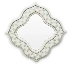 MACKENZIE-CHILDS Sterling Quatriflower Small Wa Ll Mirror - One-color