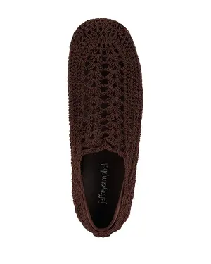 Jeffrey Campbell Nantucket Knit Flats - Coffee