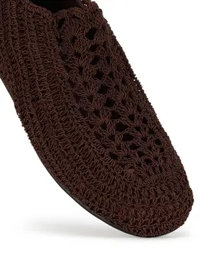 Jeffrey Campbell Nantucket Knit Flats - Coffee