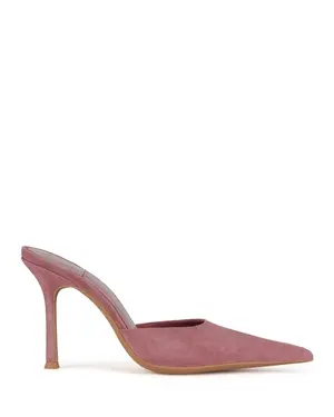 Jeffrey Campbell Robyn Mule Pumps - Dusty Lavender Suede