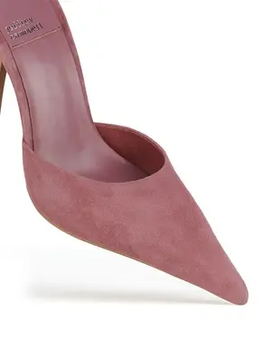 Jeffrey Campbell Robyn Mule Pumps - Dusty Lavender Suede