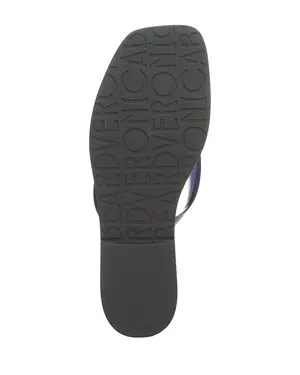 Veronica Beard Clea Jelly Thong Sandals - Navy