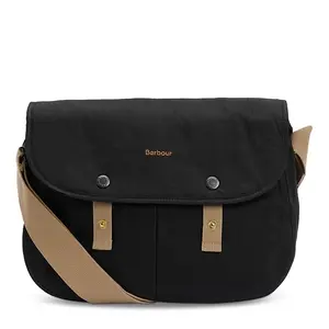 Barbour Transport Riever Crossbody Bag - Black/modern Tartan