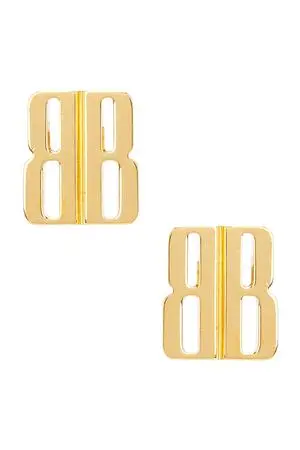 Balenciaga Nano Xs Stud Earrings - Gold