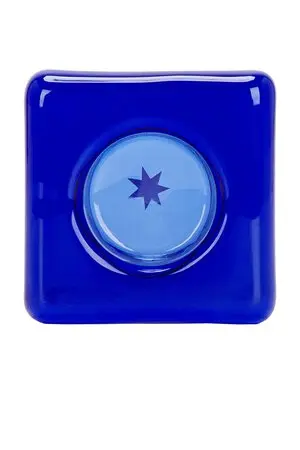 MAISON BALZAC Le Cube Single Candle Holder In Blue