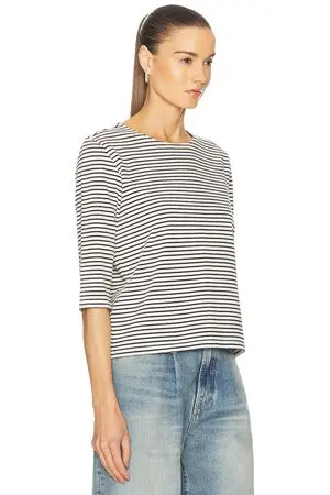 R13 Elbow Sleeve Stripe Tee