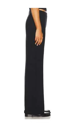 LESET Lauren Wide Leg Pant - Black