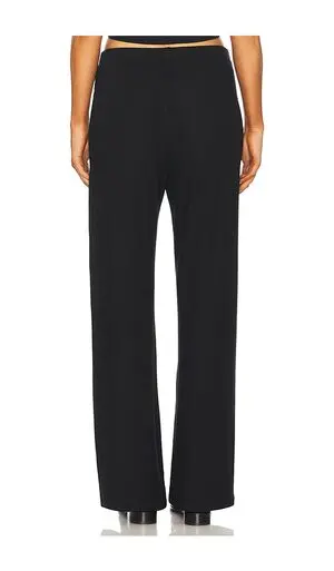 LESET Lauren Wide Leg Pant - Black