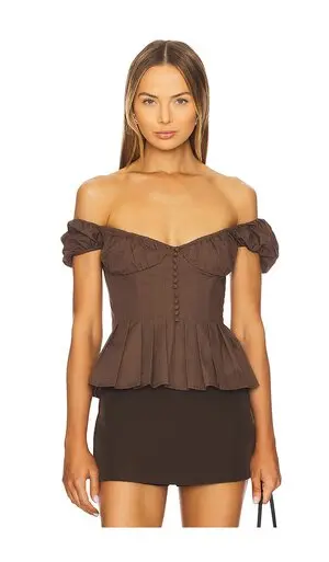 Bardot Frill Tops