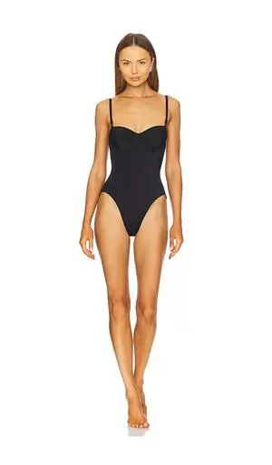 Norma Kamali Underwire Mio One Piece - Black