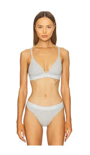 Polo Ralph Lauren Triangle Bralette In Grey - Heather Grey