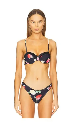 MORE TO COME Lia Bikini Top - Fruit Multi