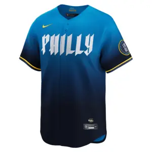 Nike Bryce Harper Philadelphia Phillies City Connect Dri-fit Adv Mlb Limited Jersey - Blue