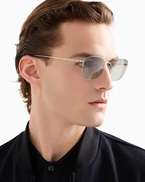 Giorgio Armani Pillow Sunglasses - Silver