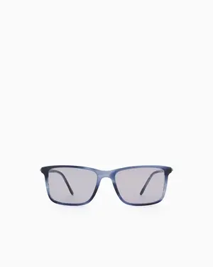 Giorgio Armani GIORGIO ARMANI Rectangular Sunglasses Blue