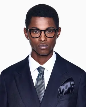 Giorgio Armani Pillow Eyeglasses - Black