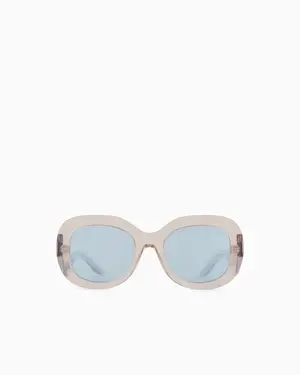 Giorgio Armani Oval Sunglasses - Pink